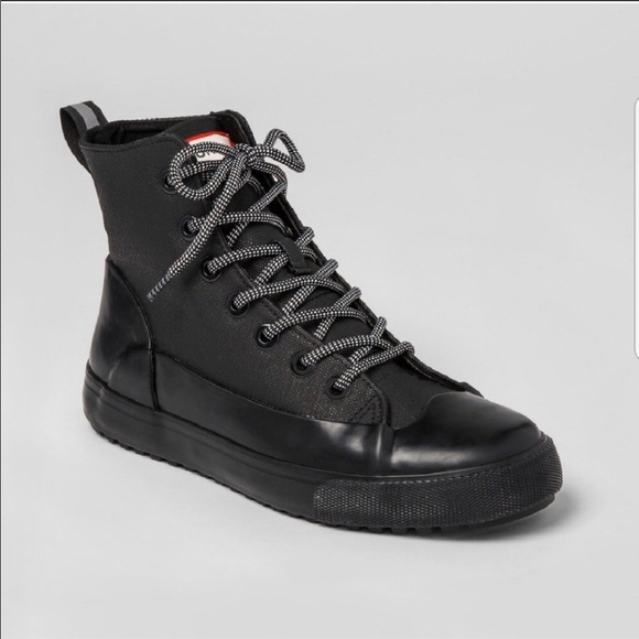 Hunter | Shoes | New Hunter For Target High Top Canvas Rain Boots ...